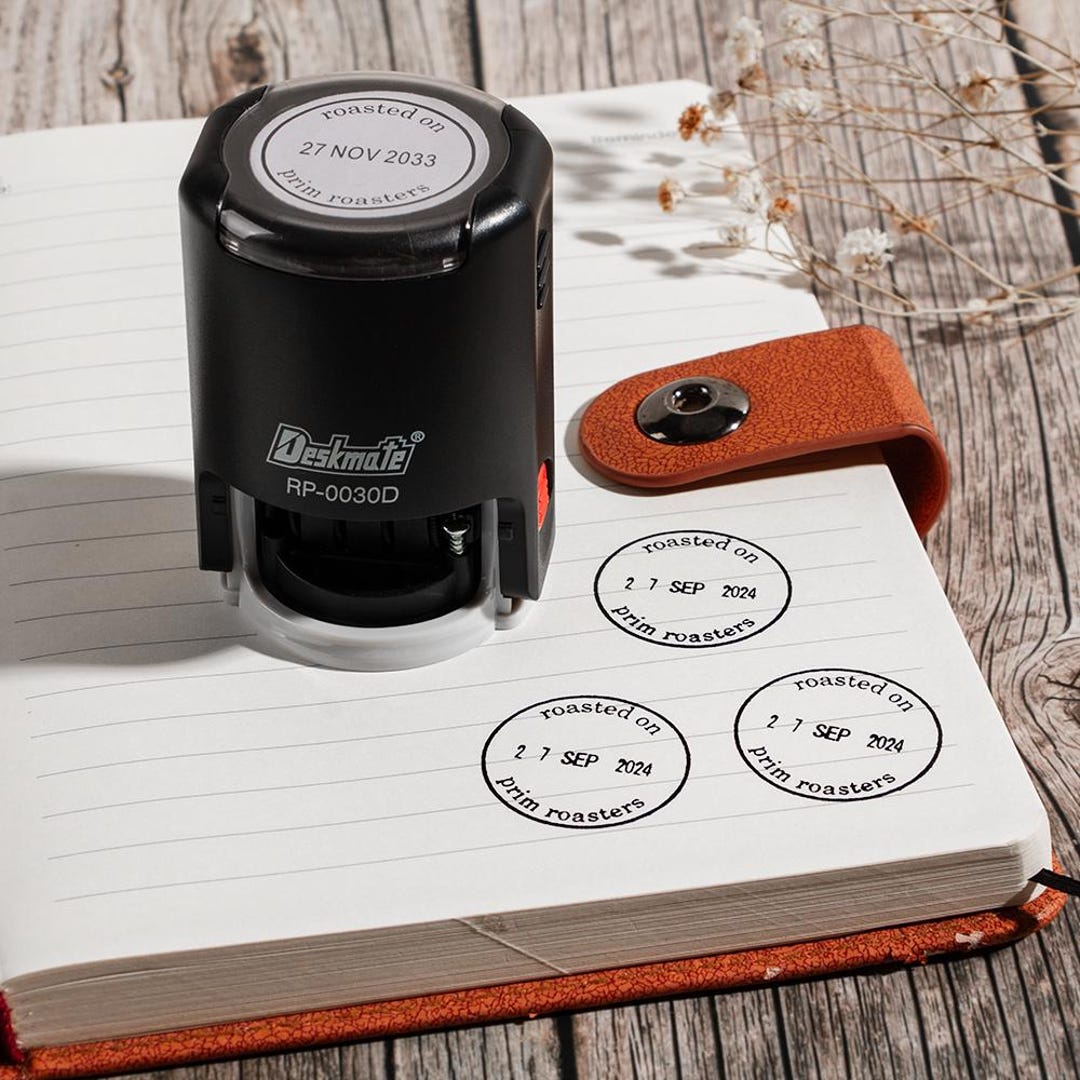 Custom Business Logo Stamp, Adjustable Date Stamp, Custom Teacher Stamp ...