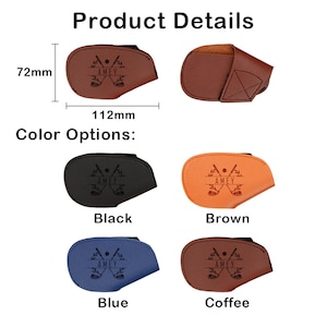 Golf Iron Cover, Iron Head Covers, Custom Leather Golf Club Covers ...