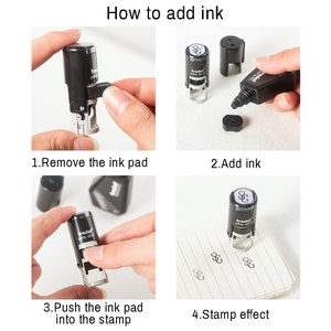 Custom Loyalty Card Self-ink Rubber Stamp, Self Inking Stamp, Small ...