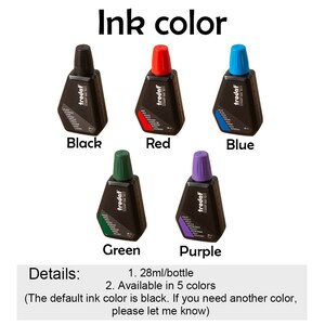 Custom Self Inking Stamp, Custom Mini Logo Stamp, Ink Pad Can Be ...