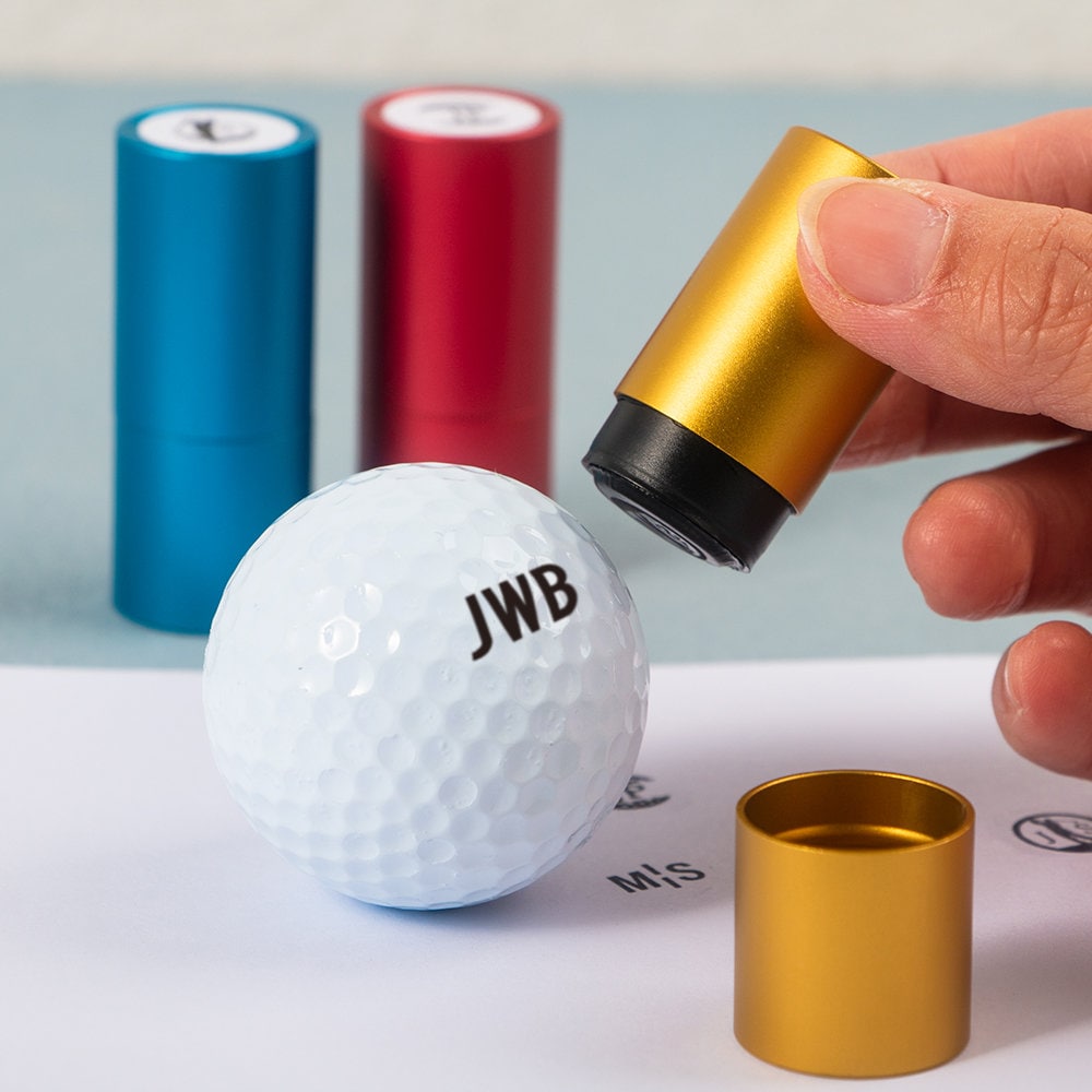 Custom Golf Ball Stamp, Pre-inked Golf Ball Stamp, Golf Ball Stamper ...