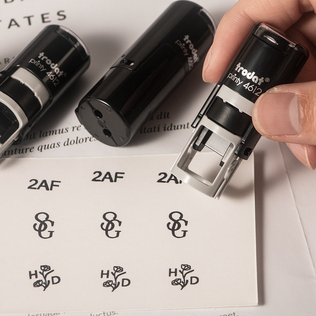 Custom Self Inking Stamp, Coffee Card Stamp, Small Loyalty Stamp ...