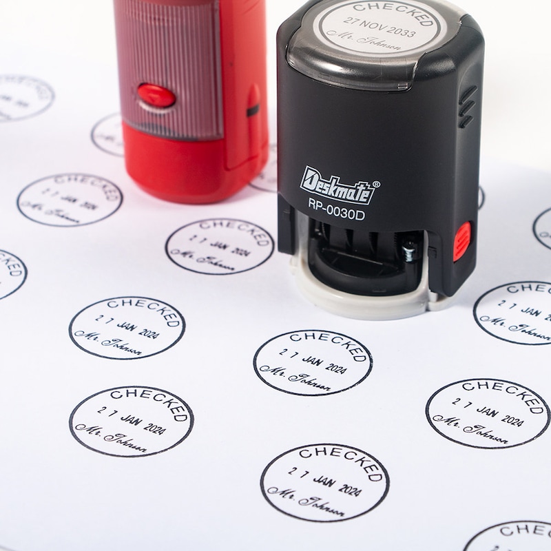 Name and Date Stamp - Etsy