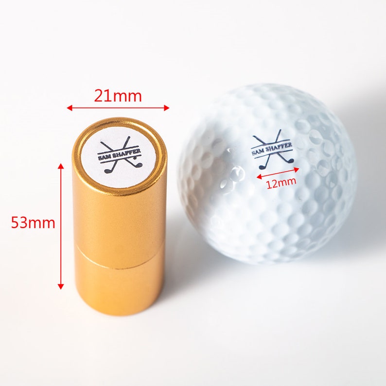 Custom Personalized Golf Ball Stamp, Custom Golf Ball Stamp, Golf Ball ...