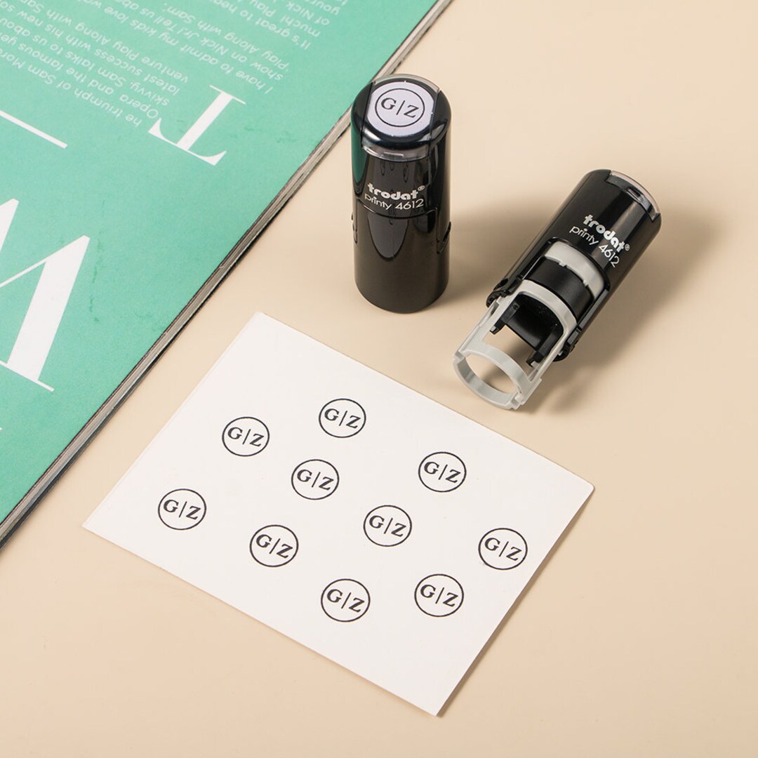 Custom Loyalty Card Logo Stamp, Custom Self-ink Rubber Stamp, Small ...