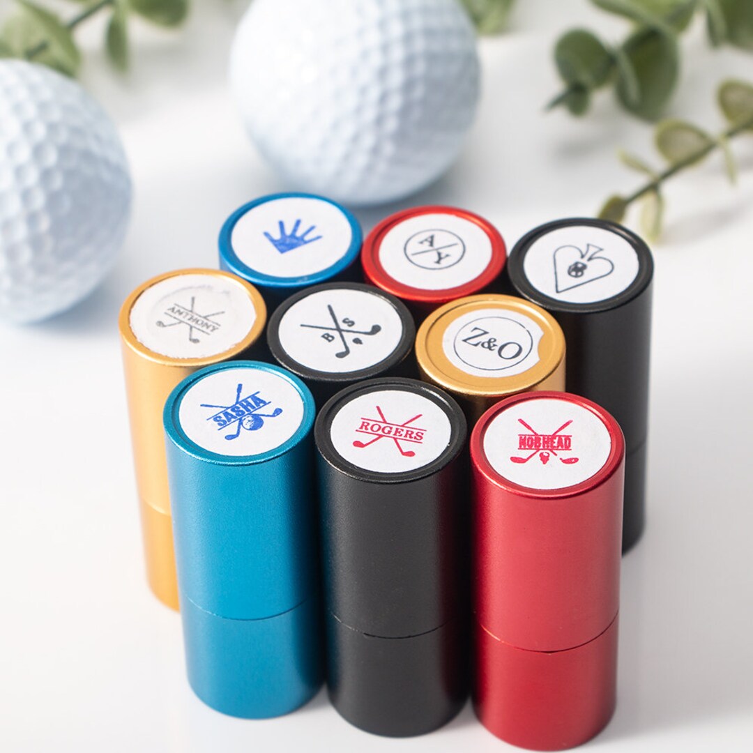 Custom Golf Ball Stamp, Pre-inked Golf Ball Stamp, Golf Ball Stamper ...