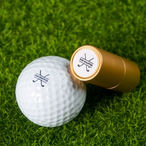 Custom Personalized Golf Ball Stamp, Pre-inked Golf Ball Stamp, Metal ...
