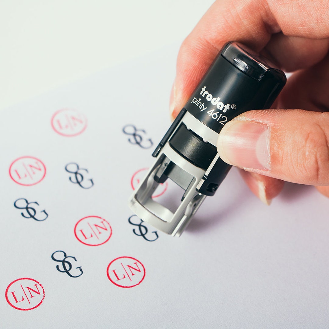 Custom Mini Loyalty Card Stamp, Custom Mini Rubber Logo Stamp, Custom ...