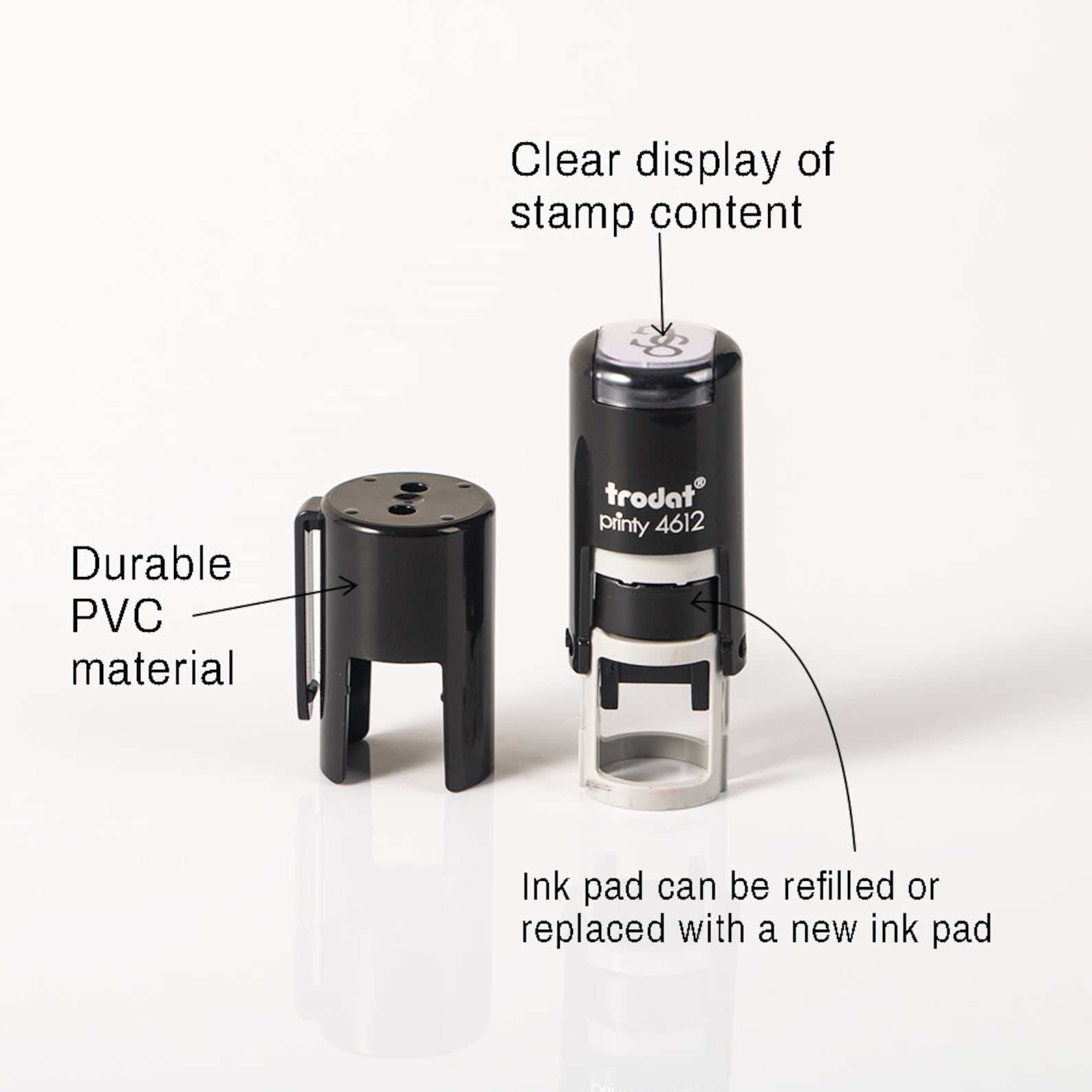 Custom Loyalty Card Self-ink Rubber Stamp, Self Inking Stamp, Small ...