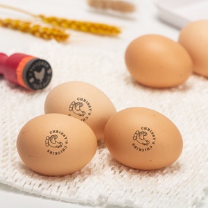 Custom Egg Seal, Stamp for Eggs, Custom Personalised Egg Seal, Egg ...