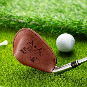 Golf Iron Cover, Iron Head Covers, Custom Leather Golf Club Covers ...