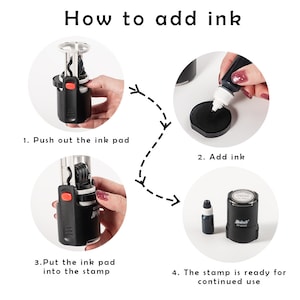 Custom Personalized Date Stamp, Business Date Stamp, Pre-inked Date ...