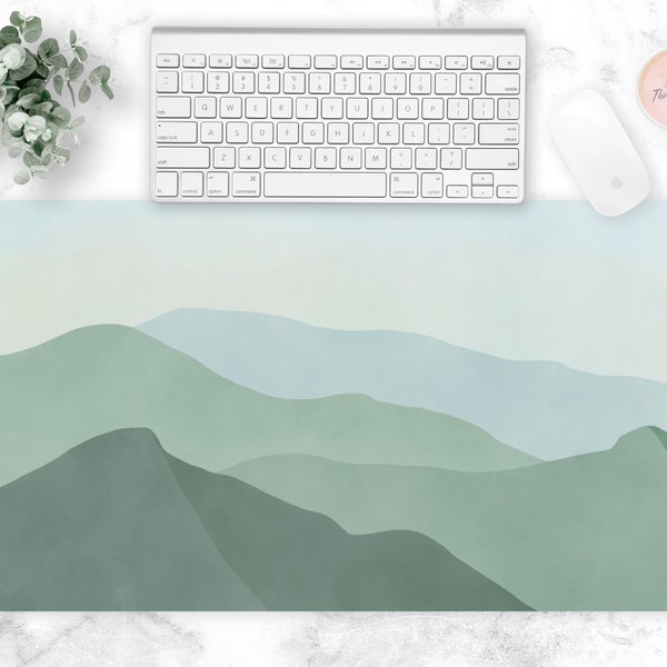 Green Desk Mat - Etsy