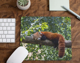 Red Panda Mouse Pad - Etsy