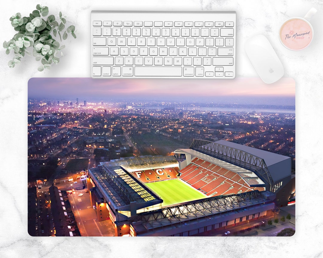 Anfield Liverpool Gift Football Large Mouse Pad Liverpool Stadium Gift ...