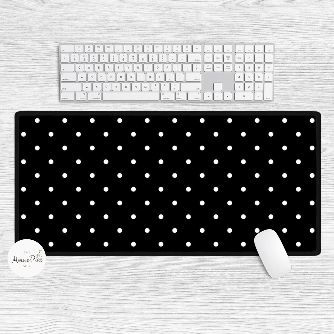 Polka Dot Mouse Pad Minimalist Pattern Gifts Her Girls Him - Etsy