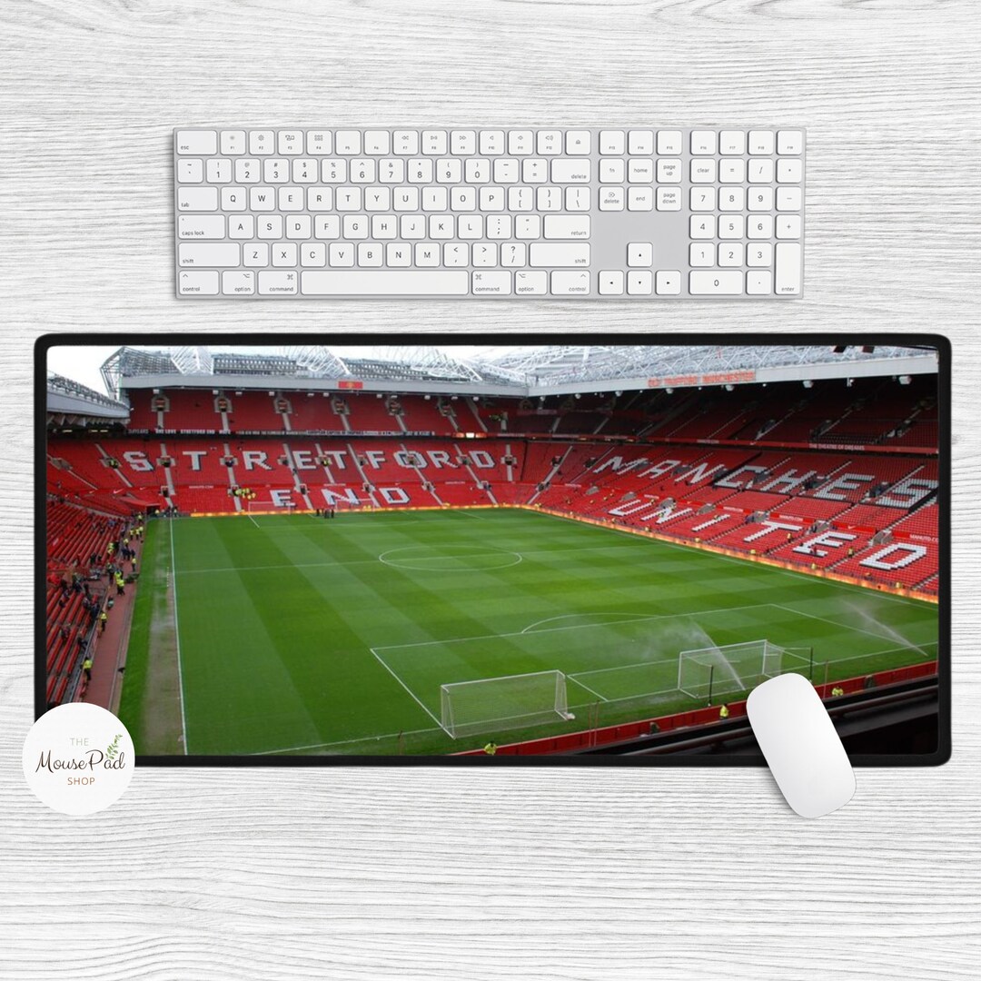 Manchester United Mouse Pad Stadium Football Gifts Him Men - Etsy