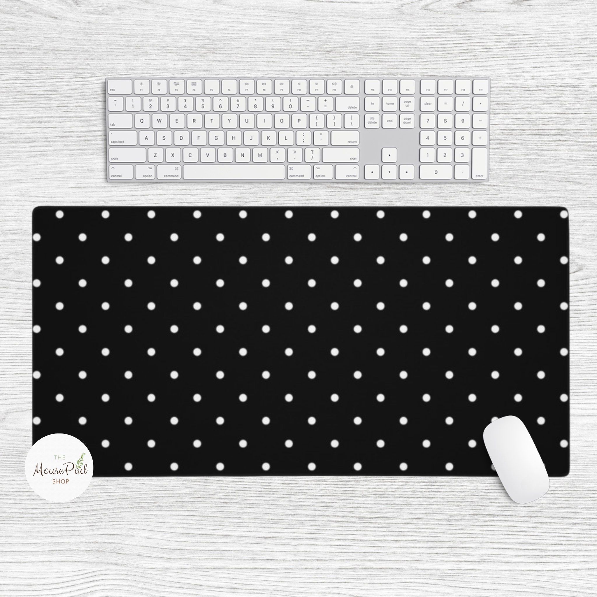 Polka Dot Mouse Pad Minimalist Pattern Gifts Her Girls Him - Etsy