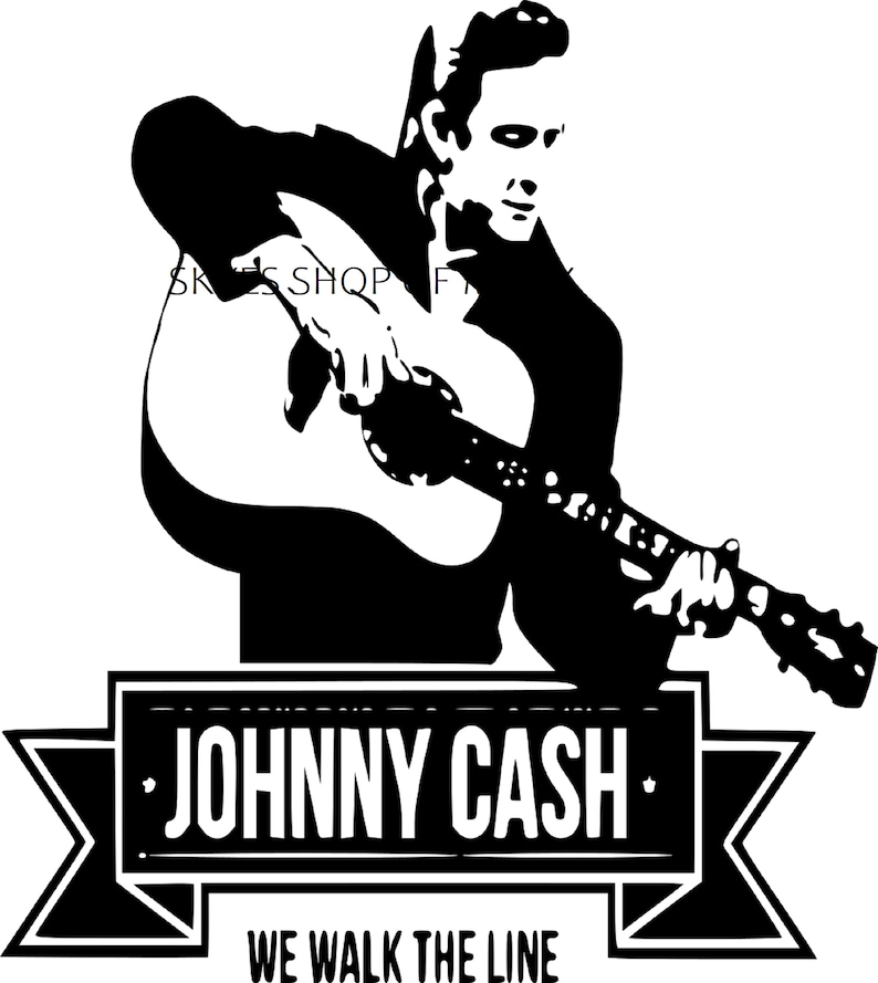 Johnny Cash SVG Digital Download Only | Etsy