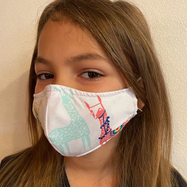 Llama Face Mask - Etsy