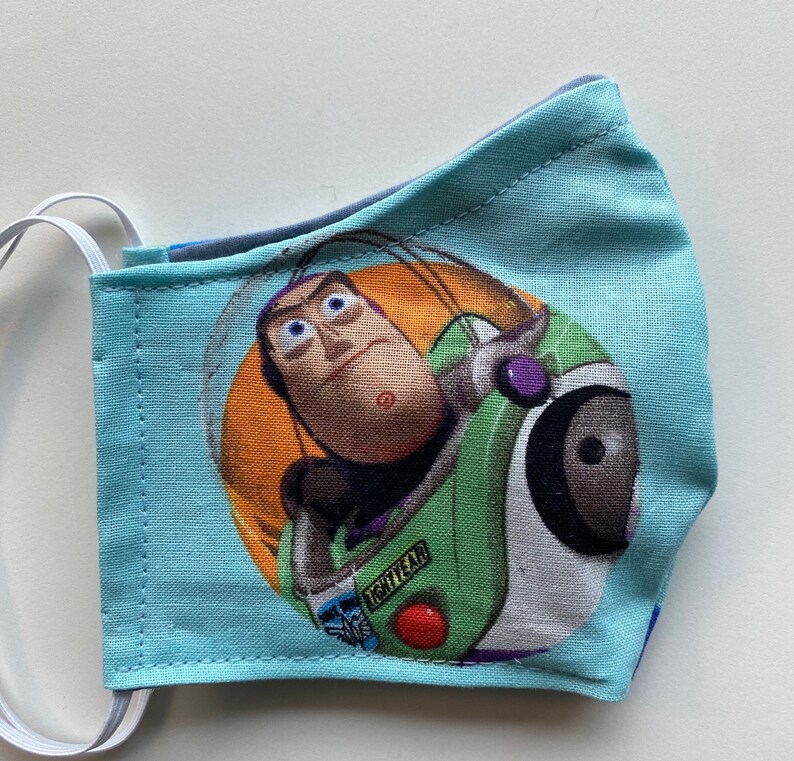 Toy Story 3ply Adjustable Face Mask W/ Nose Wire Washable: | Etsy