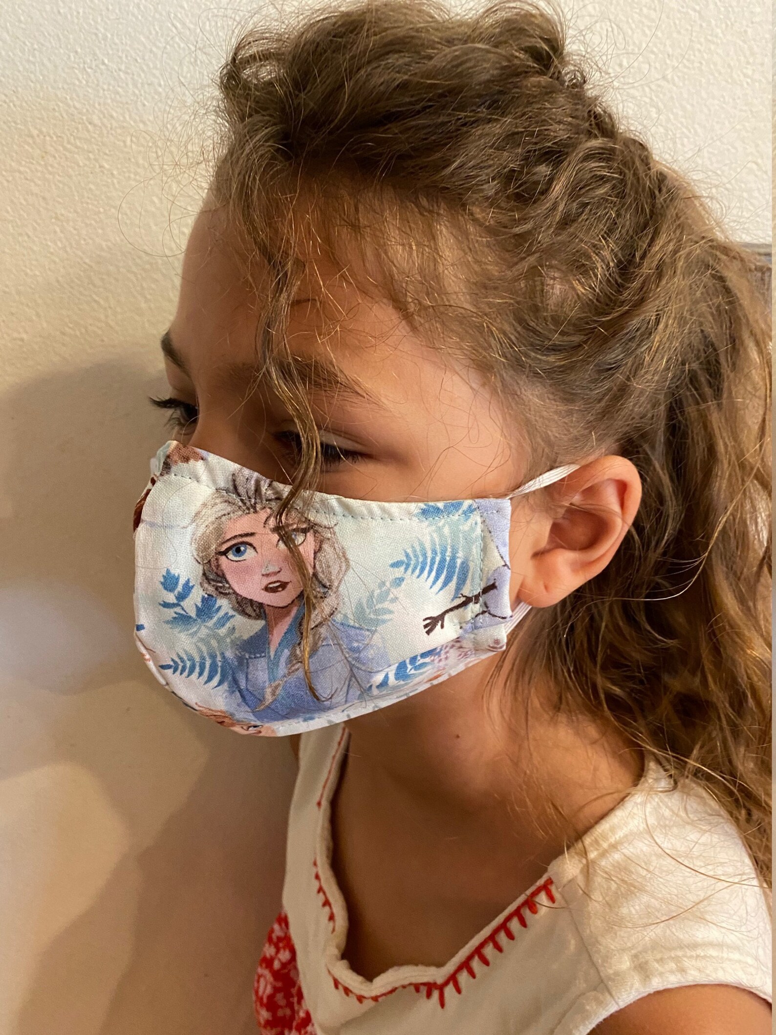 Elsa and Anna Frozen 3ply Adjustable Face Mask W/ Nose Wire - Etsy