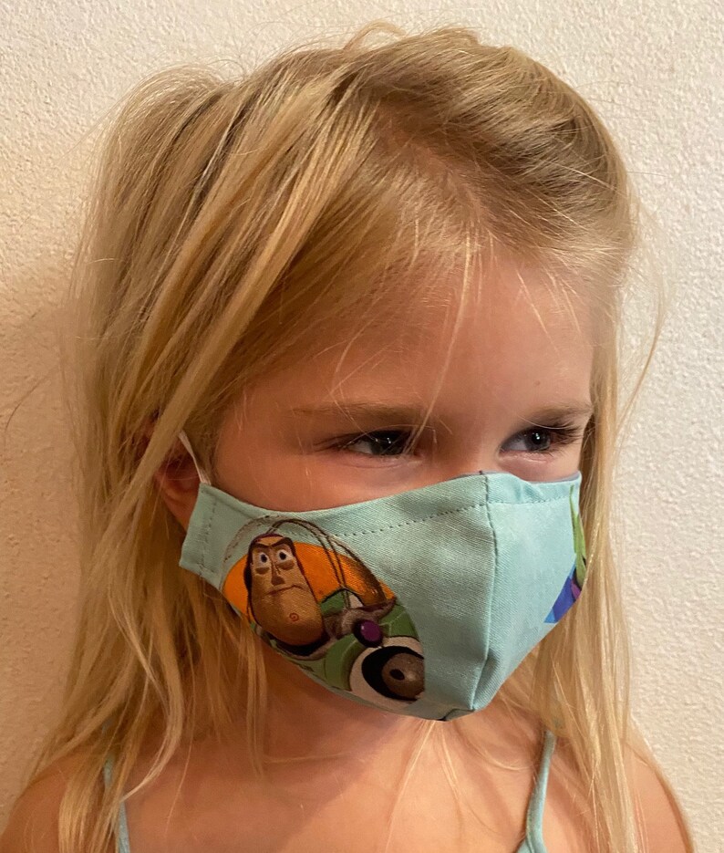Toy Story 3ply Adjustable Face Mask W/ Nose Wire Washable: - Etsy