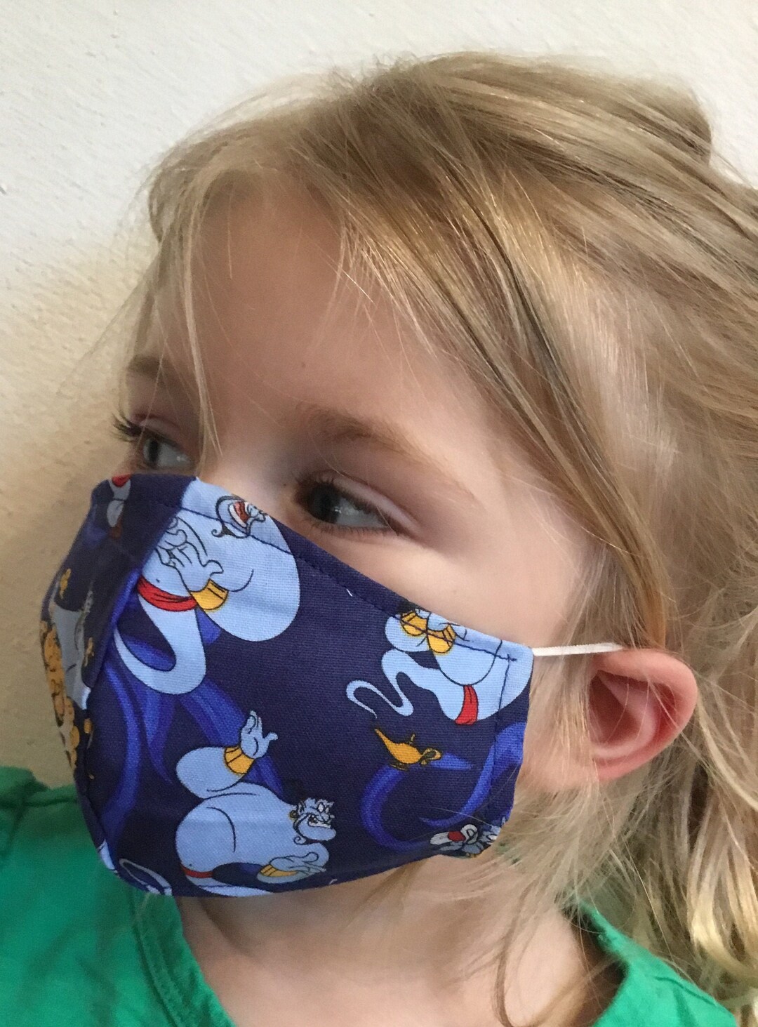 Disney Aladdin Genie 3ply Adjustable Mask, Handmade, Washable: Baby ...
