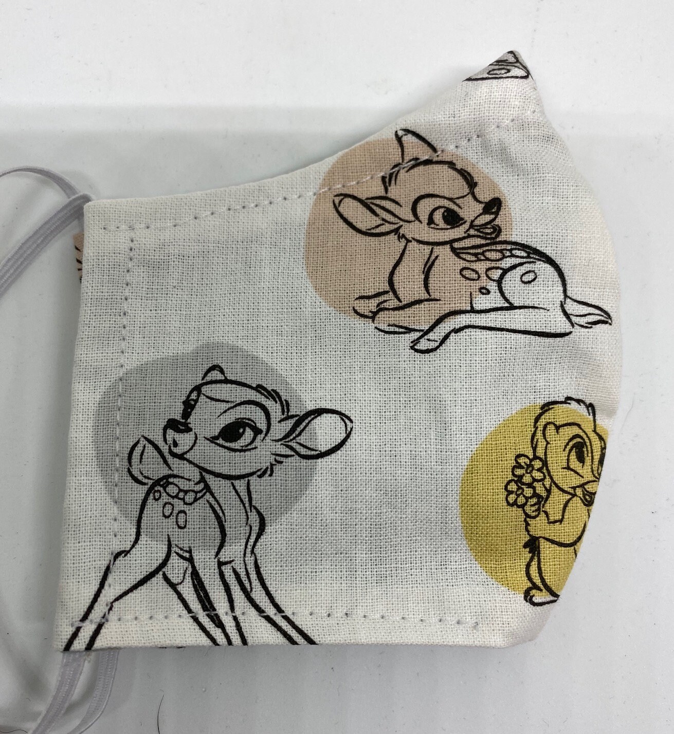 Bambi 3-ply Adjustable Face Mask W/ Nose Wire Handmade & - Etsy