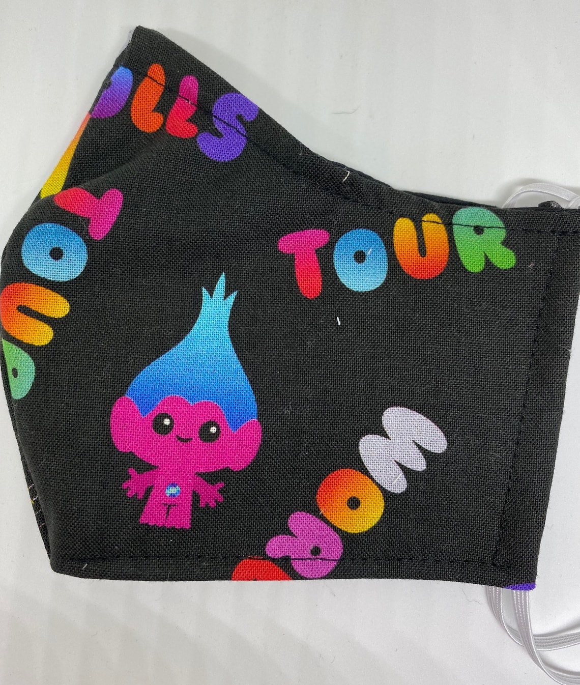 Trolls World Tour 3ply Adjustable Face Mask W/ Nosewire - Etsy