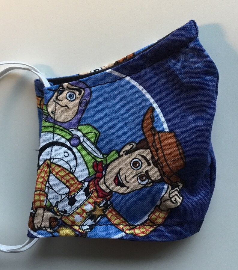 Toy Story Woody and Buzz 3ply Adjustable Face Mask W/ Nosewire ...