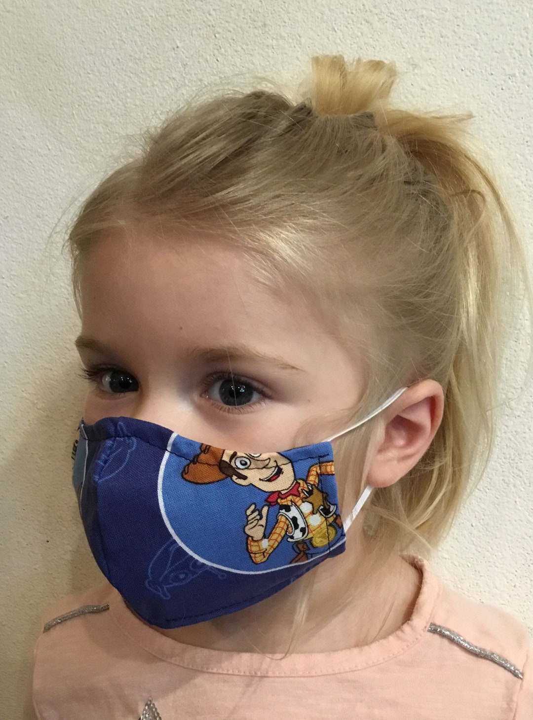 Toy Story Woody and Buzz 3ply Adjustable Face Mask W/ Nosewire ...