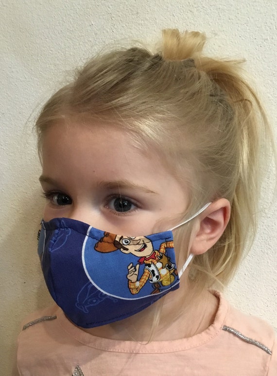Toy Story Woody and Buzz 3ply Adjustable Face Mask W/ | Etsy