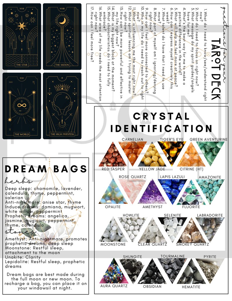 Digital Download | 111 Book of Shadows Sticker Pack | VOL. 1 - Etsy
