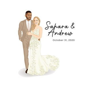 Wedding Guest Book Alternative - Canvas Guest Book - Illustration ...