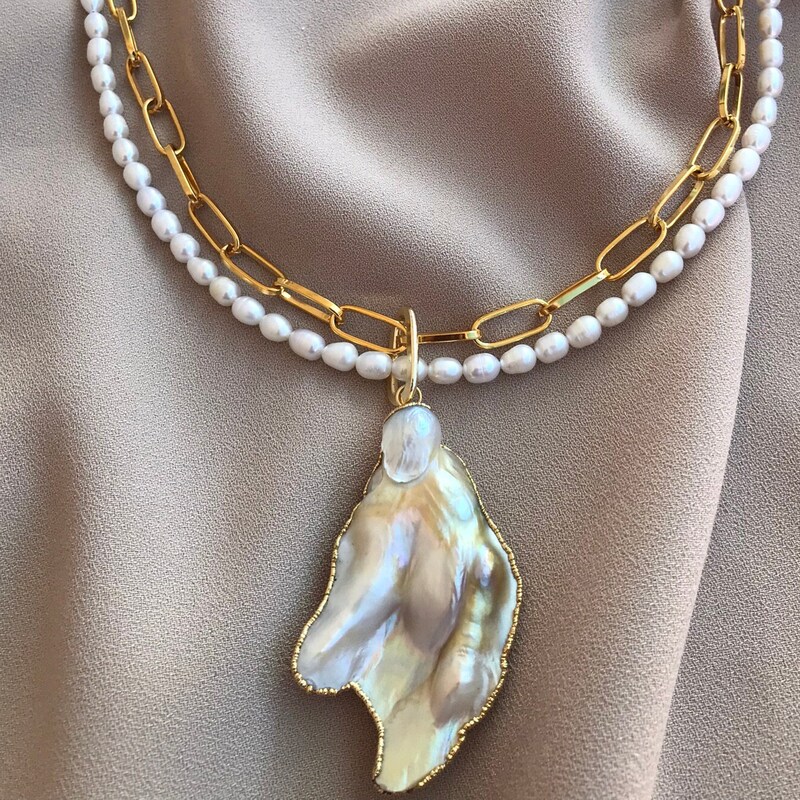 Baroque Pearl Jewelry Necklace - Etsy