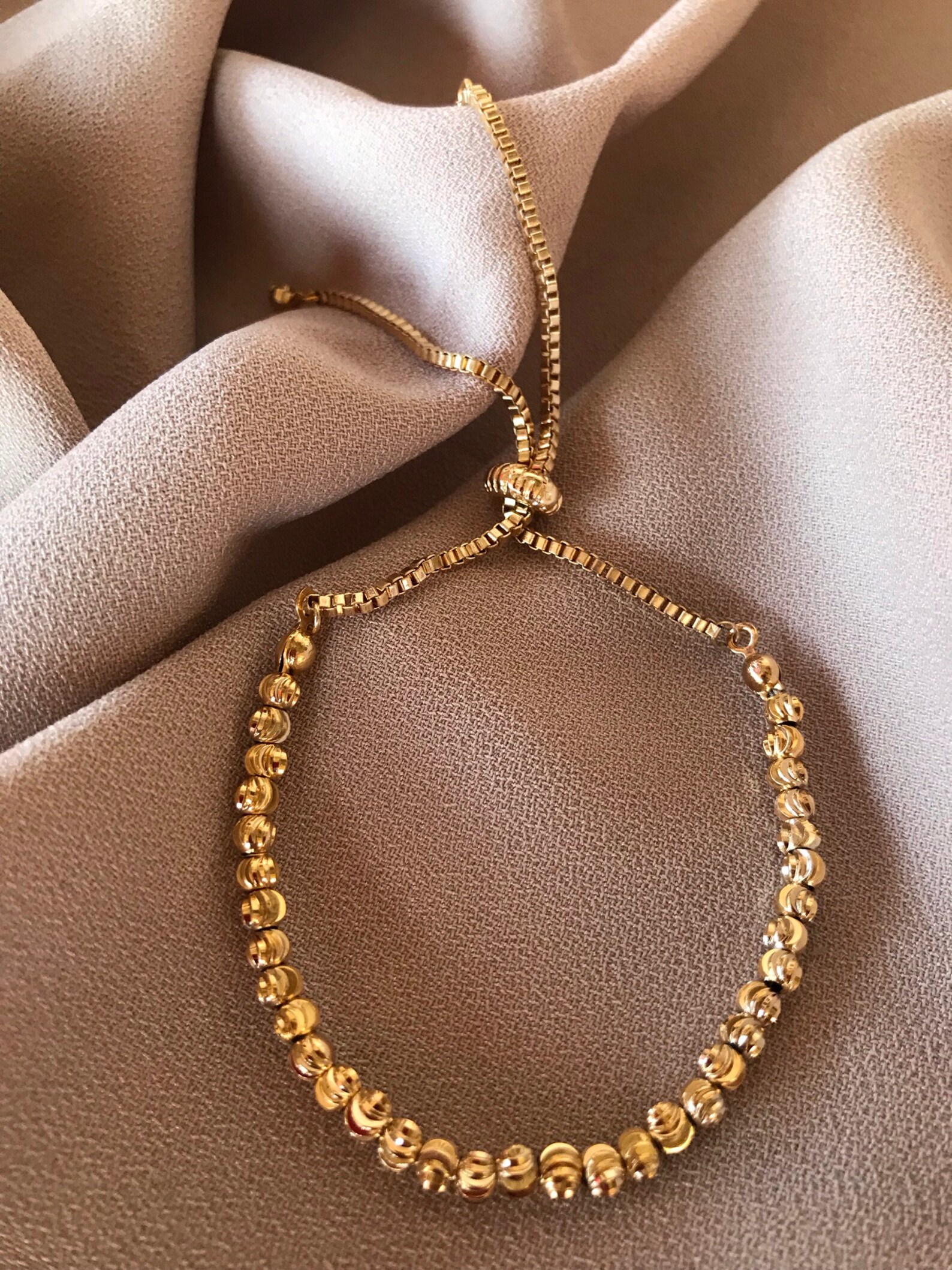 Dorica Beaded Bracelet Gold Dorica Beaded Bangles Patterned - Etsy