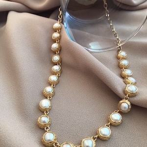 Full Round Real Pearl Handmade Design Necklaces - Etsy