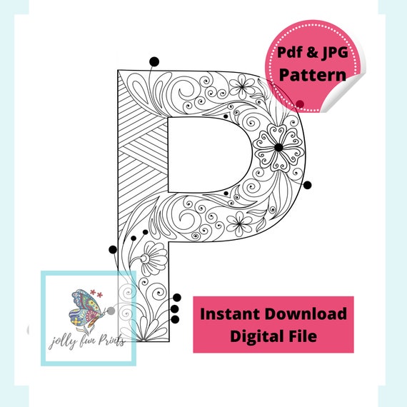 Paper Quilling Art Pattern for Uppercase and Lowercase of - Etsy