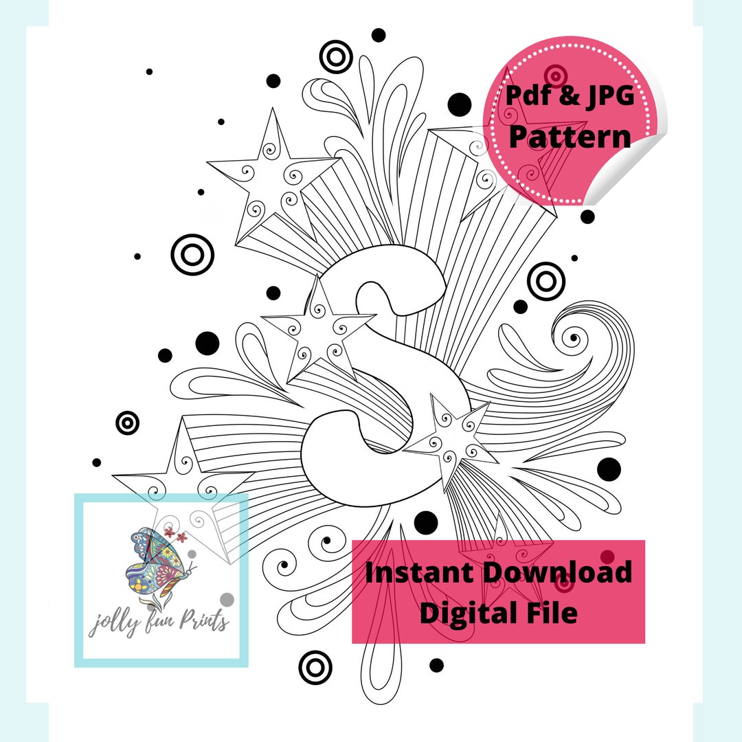 Paper Quilling Art Pattern for Uppercase and Lowercase of Letter S ...