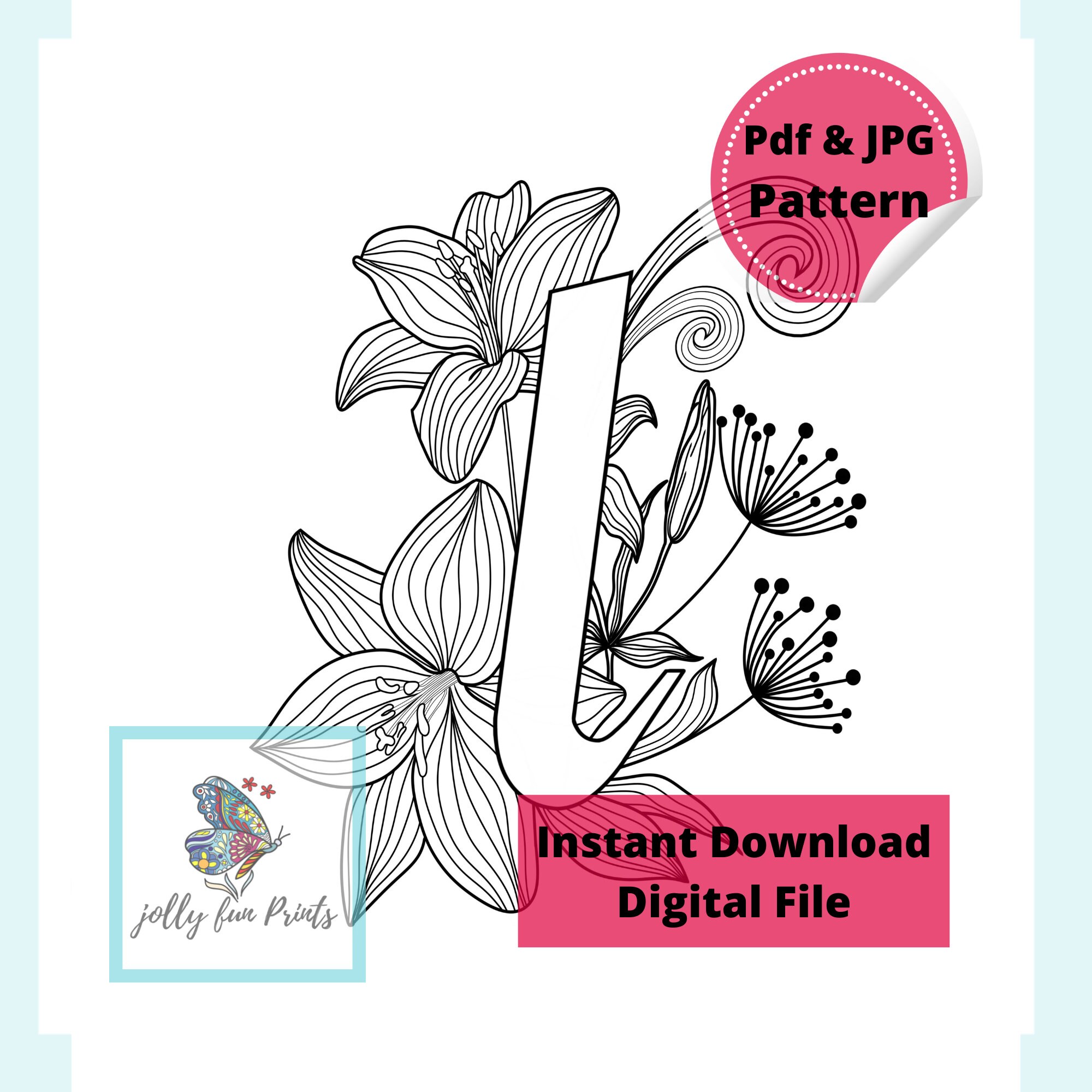 Paper Quilling Art Pattern for Uppercase and Lowercase of Letter L ...