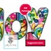 Paper Quilling Art Pattern for the Word JOY (digital Template) - Etsy