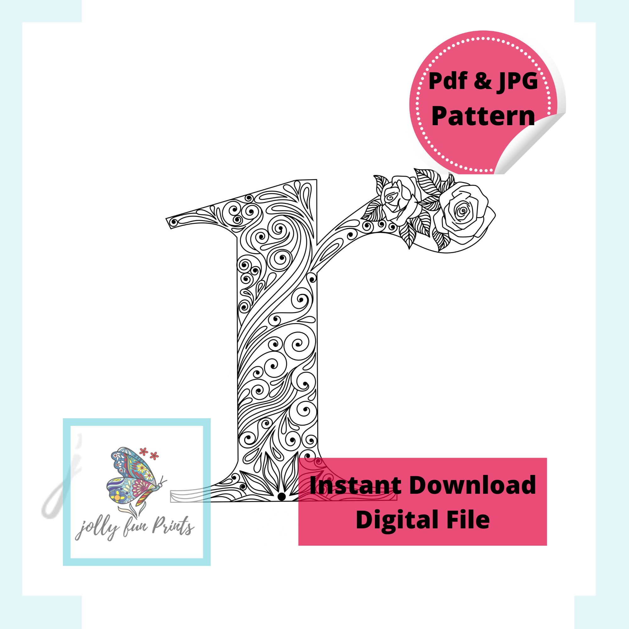 Paper Quilling Art Pattern for Uppercase and Lowercase of Letter R ...