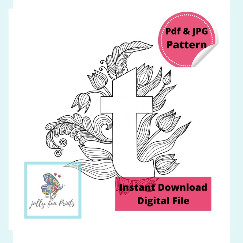 Paper Quilling Art Pattern for Uppercase and Lowercase of Letter T ...