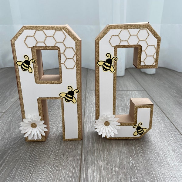 Bee Letters - Etsy