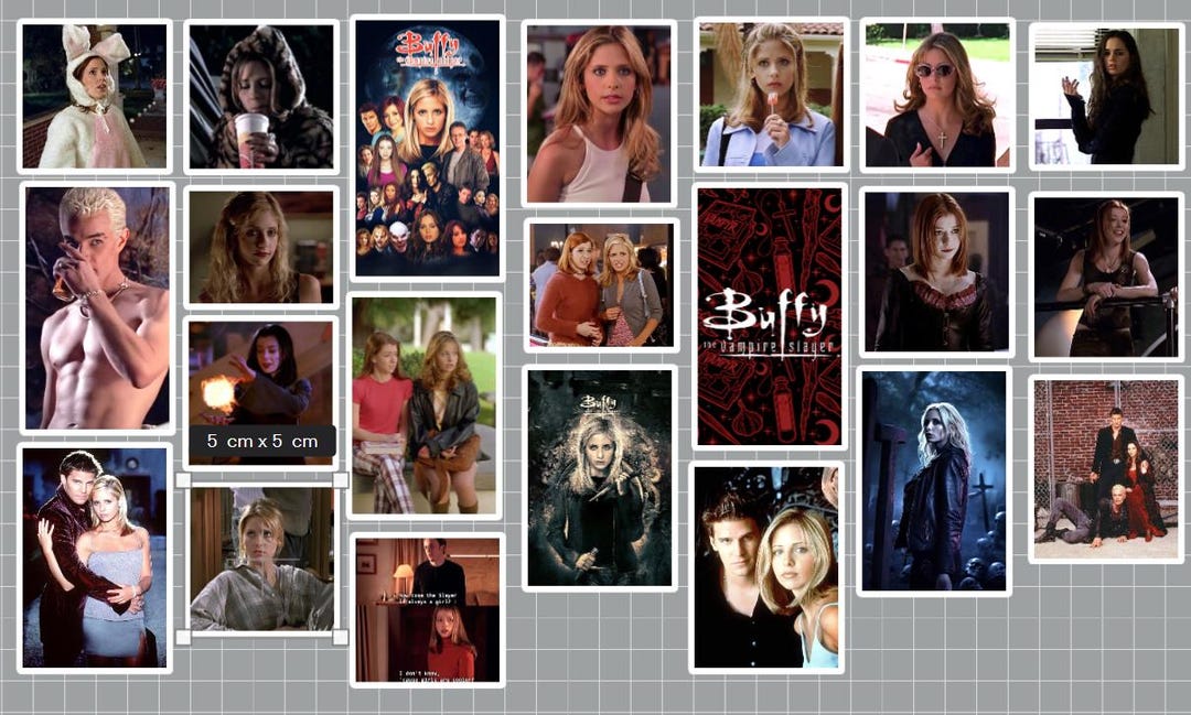 Set of 22 Buffy the Vampire Slayer Stickers - Etsy