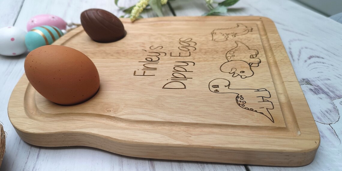 Personalised Dippy Egg Board Engraved Egg Board Wooden | Etsy