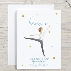 Dance Show Card, Good Luck on Your Dance Show, Well Done Dance Show ...