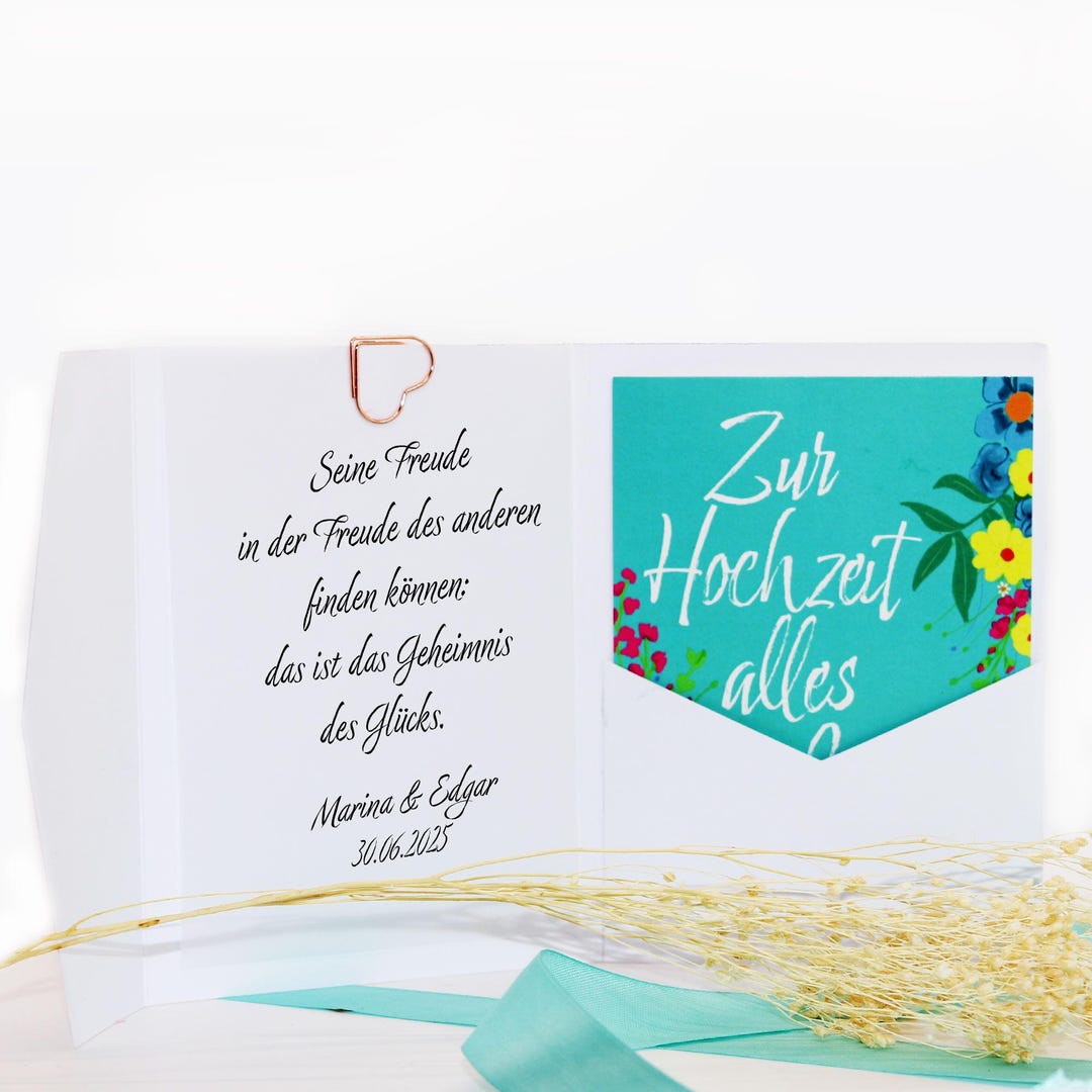 Personalized Wedding Cash Gift | Wedding Card for Cash Gift | Wedding ...