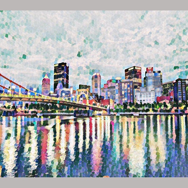 Pittsburgh Print - Etsy